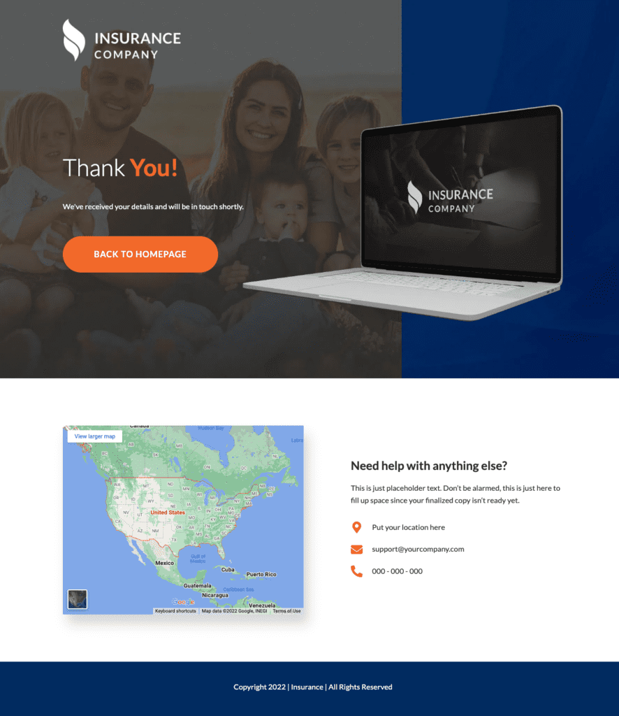 Insurance Company Funnel - Free Funnels