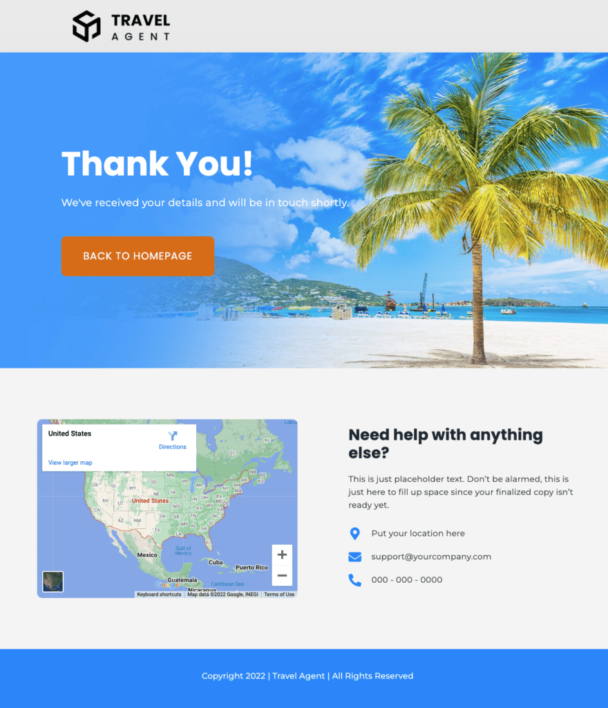 Travel Agent Funnel - Free Funnels